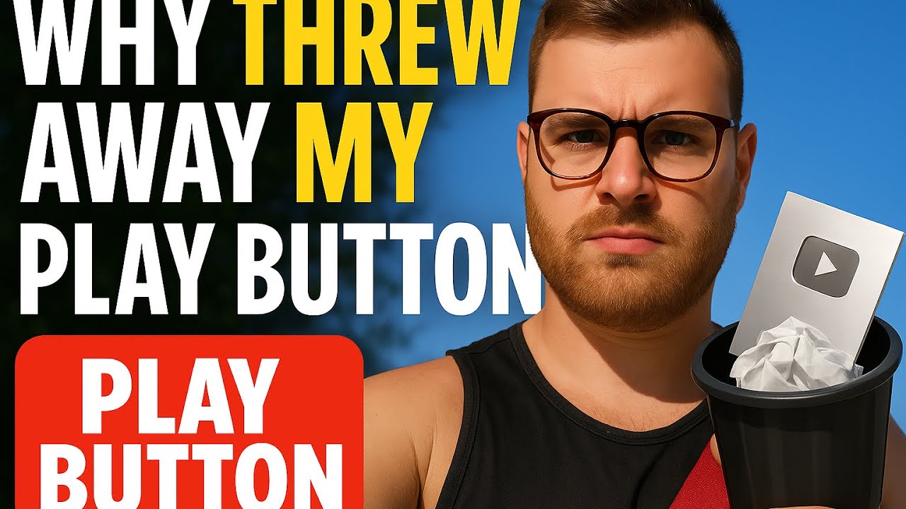 🚨 Why I Threw Away My YouTube Play Button (The Truth About Success) 🚨 ...